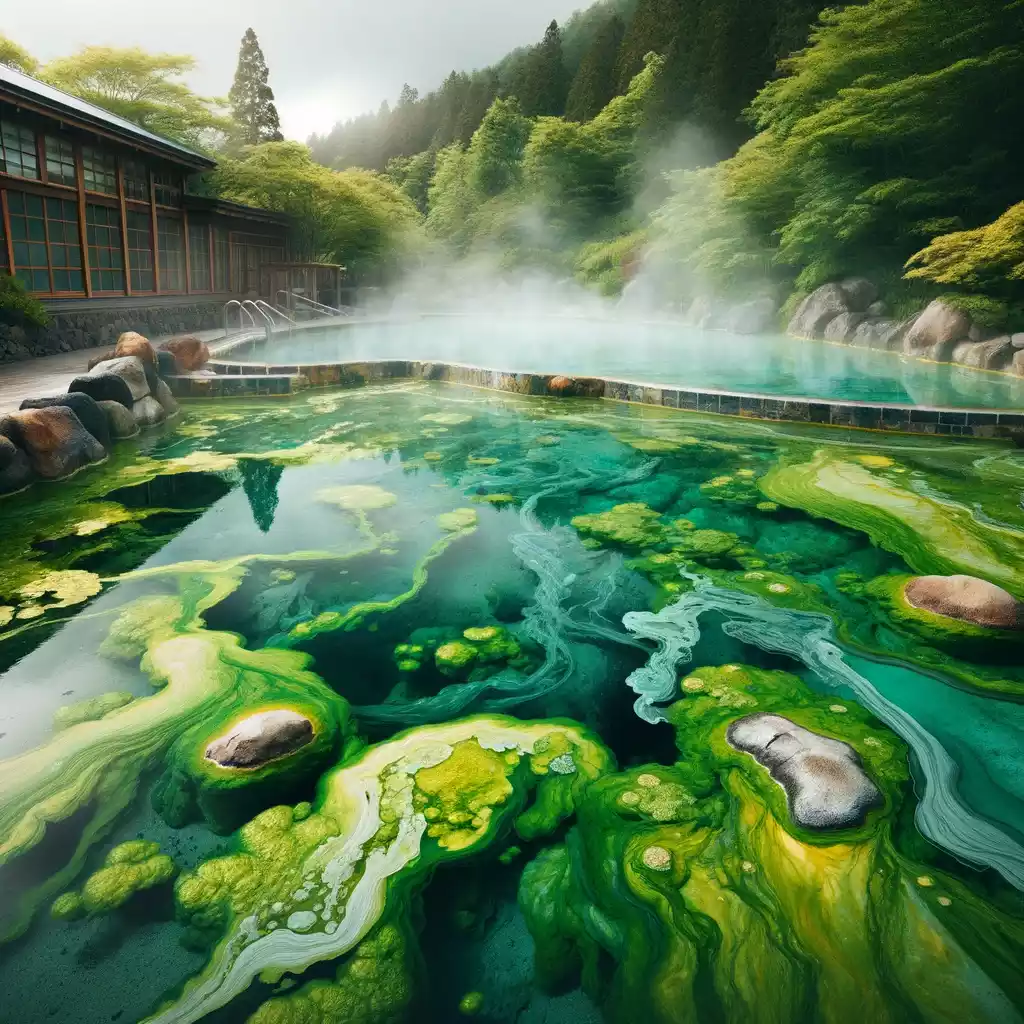 How to remove algae from hot spring spa pools - AlgaeBeGone